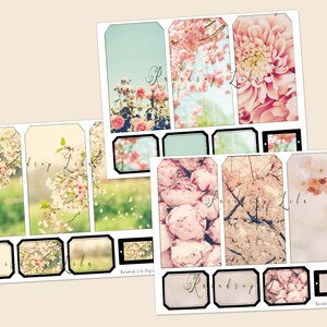 Spring Aesthetic Labels and Tags - Printable Junk Journal Add on Kit ...