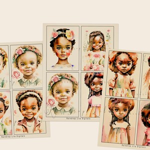 Printable Journaling Cards - AYANA - Sisters in Bloom -instant Download ...