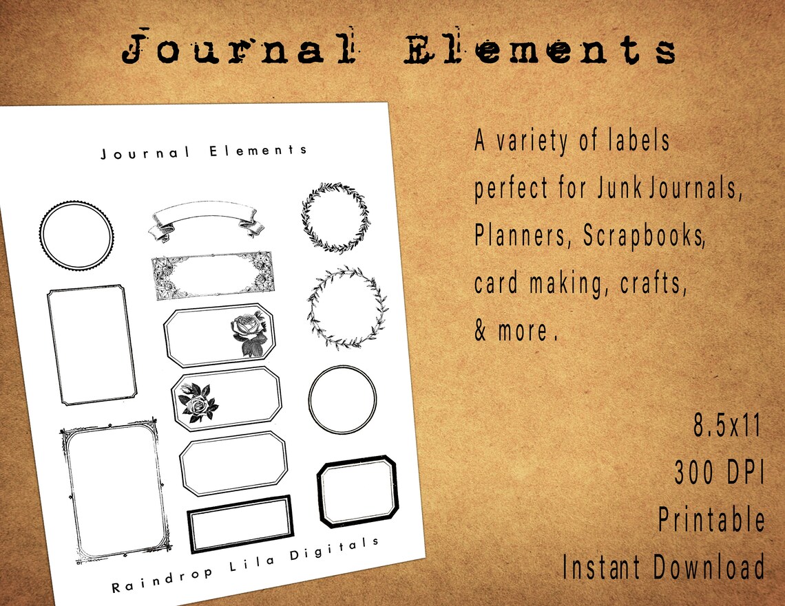 Label Printables - Etsy