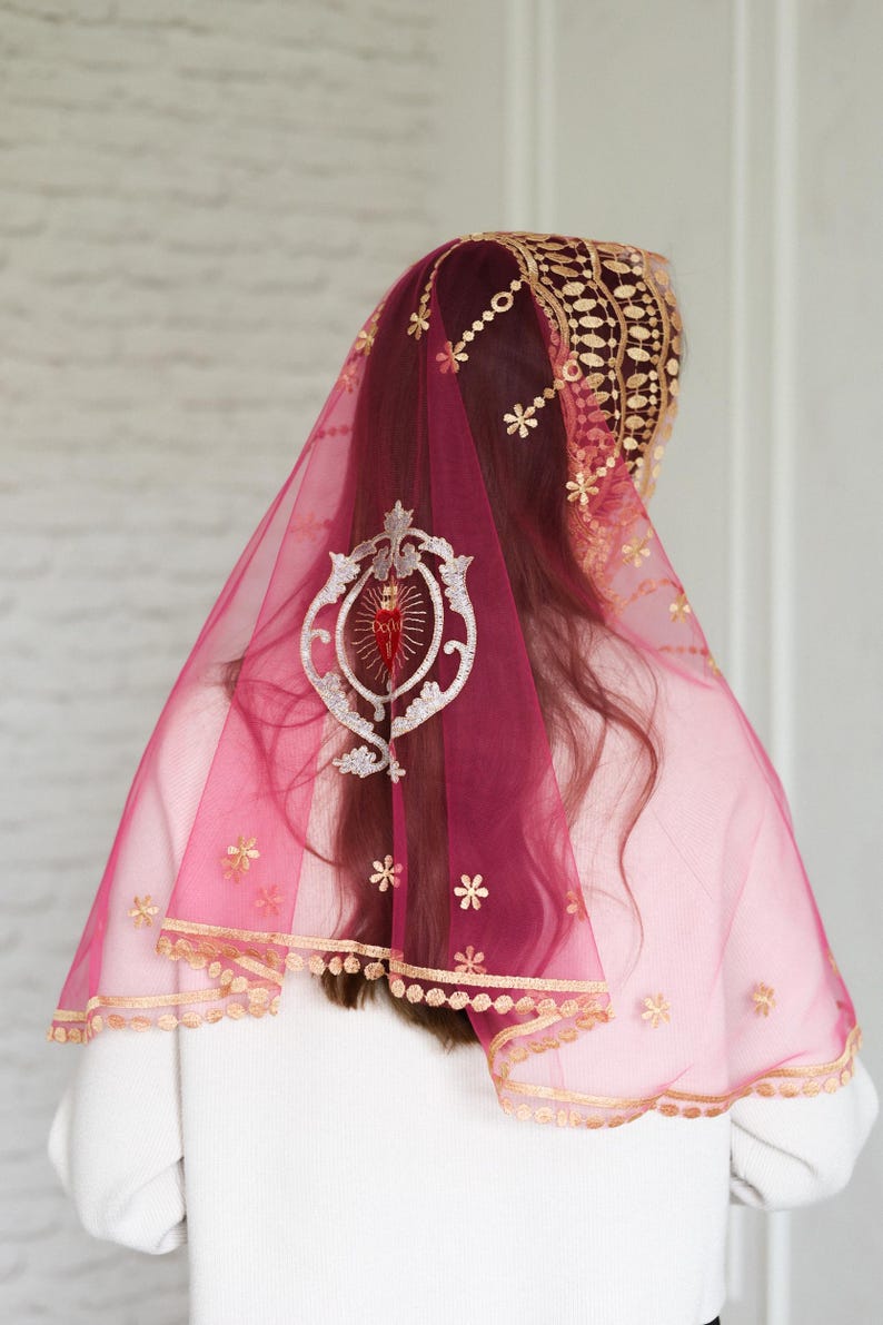 Latin Mass Veil, Lace Chapel Veil, Catholic Church Veil - Etsy
