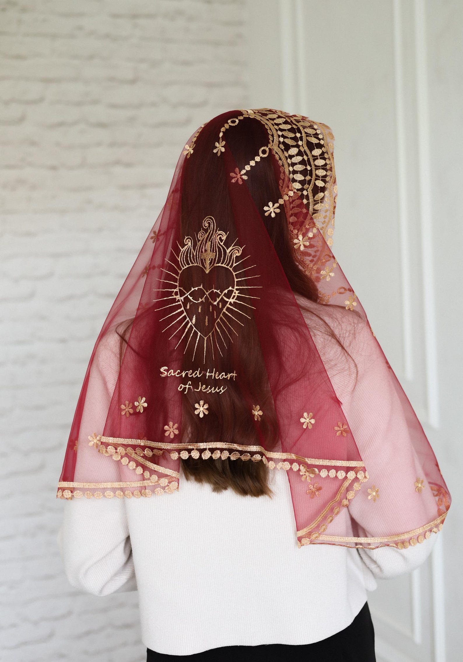 Lace Chapel Veil, Catholic Church Veil, Latin Mass Veils - Etsy