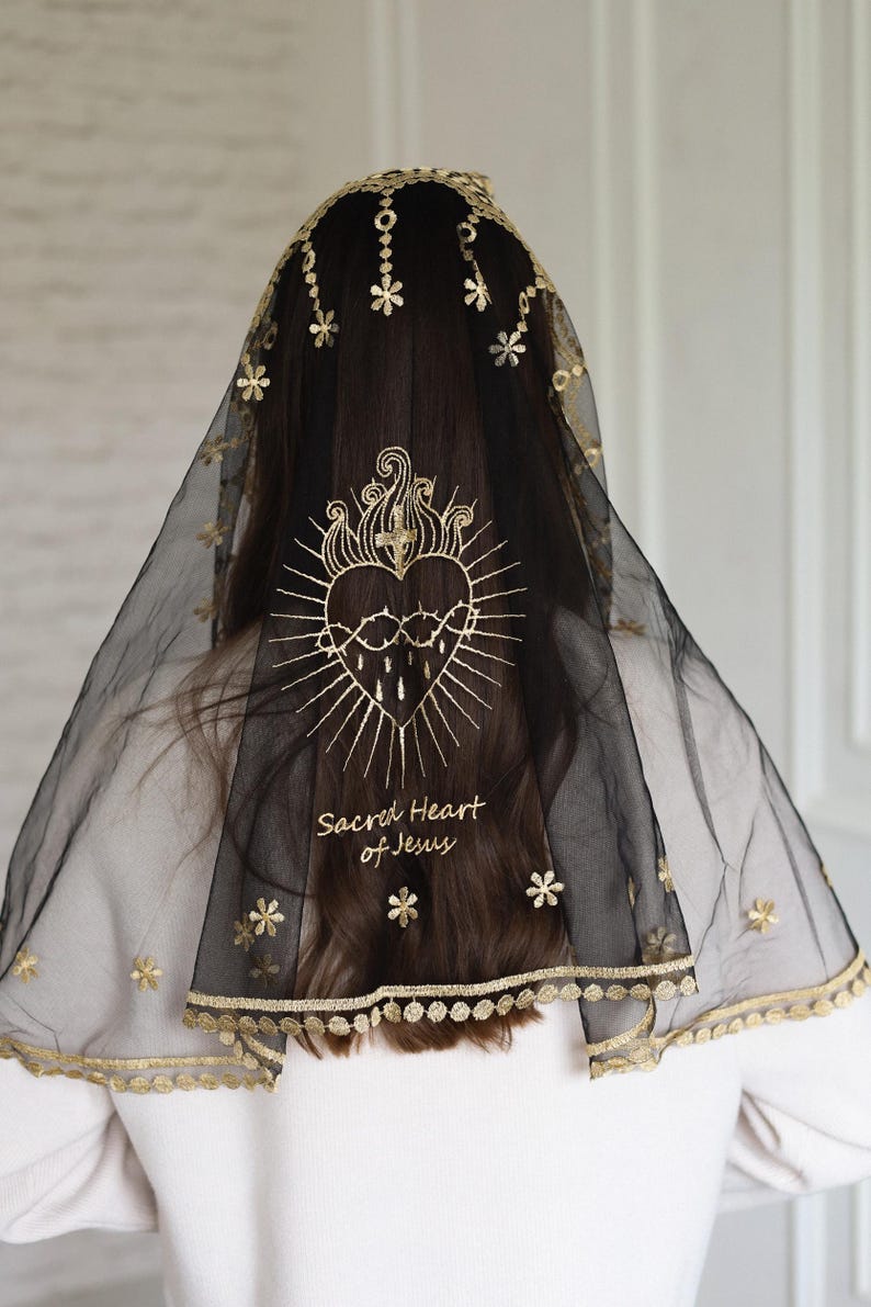 Ivory Lace Chapel Veil, Catholic Church Veil, Latin Mass Veils - Etsy