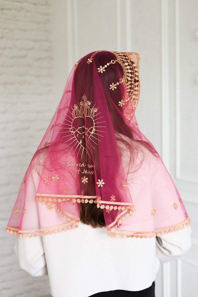 Lace Chapel Veil, Catholic Church Veil, Latin Mass Veils - Etsy