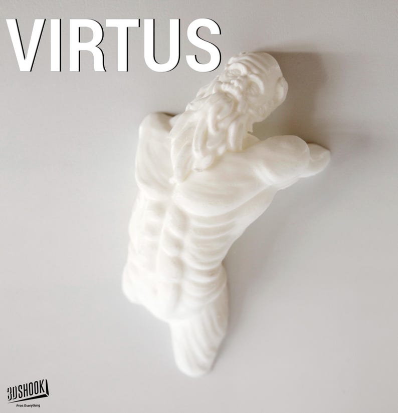 NEW Virtus, 3D Printed Greek God Curtain Holder - Etsy