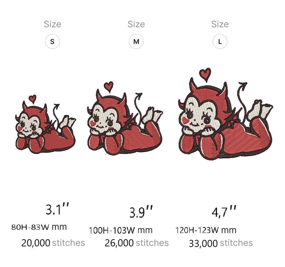 Devil Digital Embroidery Design File - Etsy