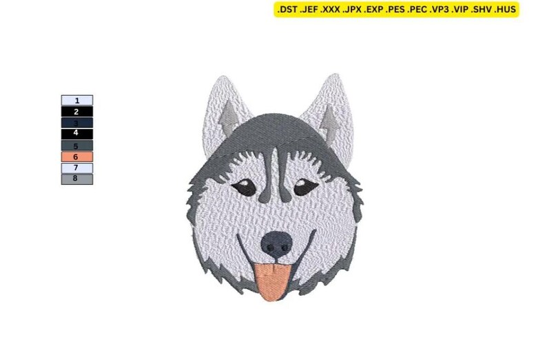 Dog Breeds Embroidery Design Set: 9 Machine Stitching Files (instant ...