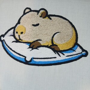Capybara Embroidery Designs | Cute Capybara Digital Stitching Files for ...