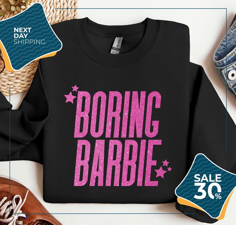 Boring Barbie Lyric Sweatshirt | Showgirl Hoodie | the Life of Sweater ...