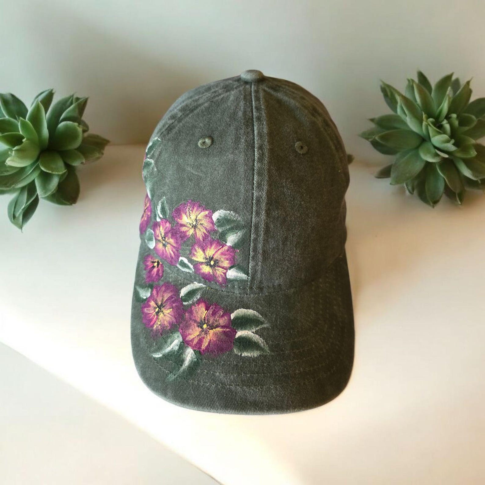 DAZE is a Hand Painted Ball Cap for Women. - Etsy