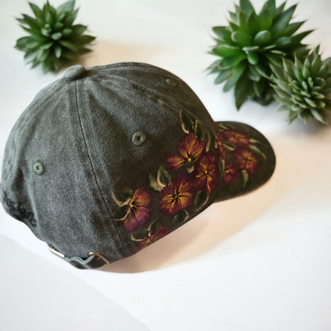 DAZE is a Hand Painted Ball Cap for Women. - Etsy