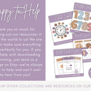 Skip Counting Multiplication Number Posters, Math, Boho, Multiples ...