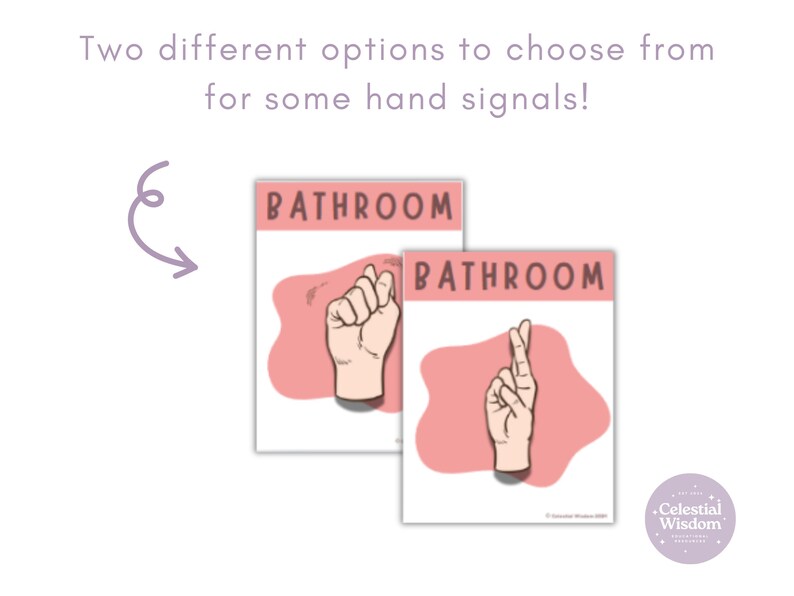 Hand Signal Posters, Boho, Sign Language, Classroom, Décor, Classroom ...