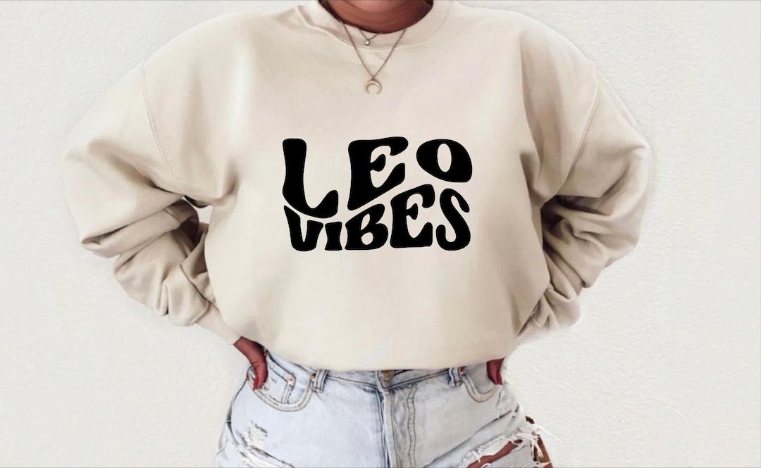LEO Vibes SVG, Leo Svg, Leo Png, Leo Girl Svg, Leo Queen Svg, Leo Birthday Shirt Svg, Retro Wavy ...