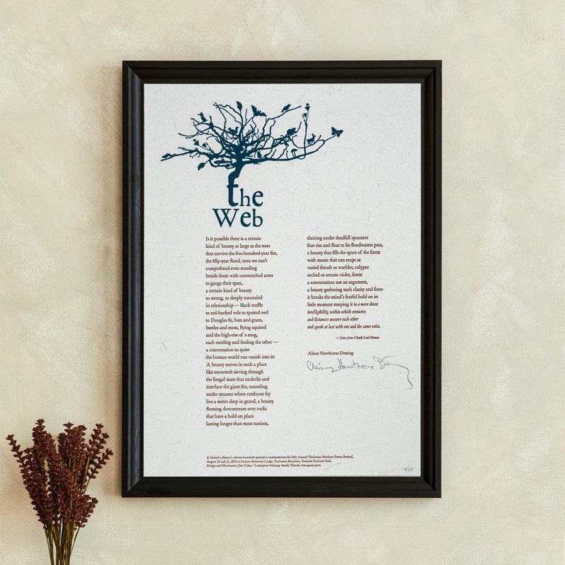 Poetry Broadside - Etsy