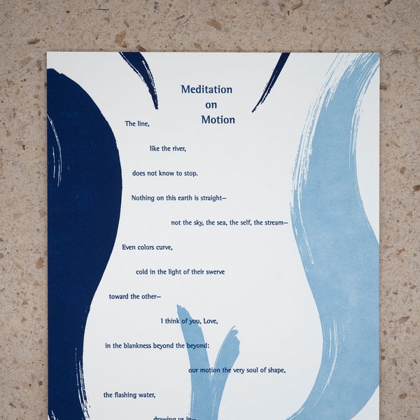 Poetry Broadside - Etsy