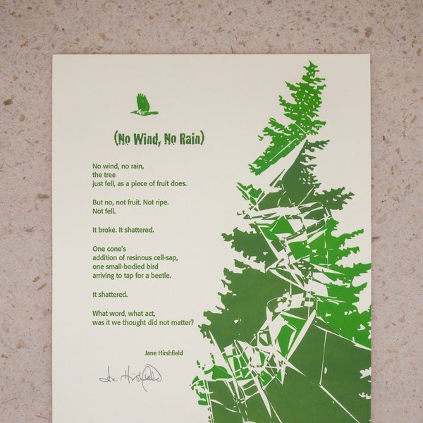 Poetry Broadside - Etsy