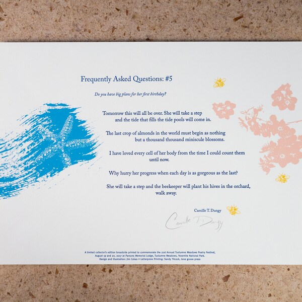 Poetry Broadside - Etsy