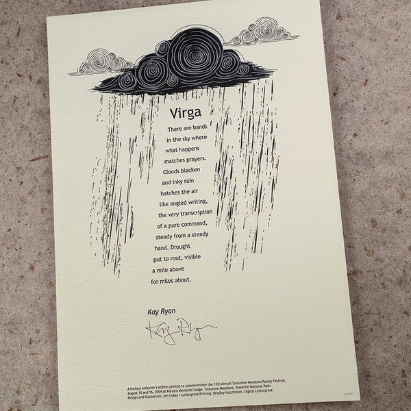 Poetry Broadside - Etsy