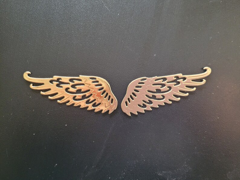 Die Cut Angel Wings, Gold Angel Wings, Crafting Angel Wings, Paper ...