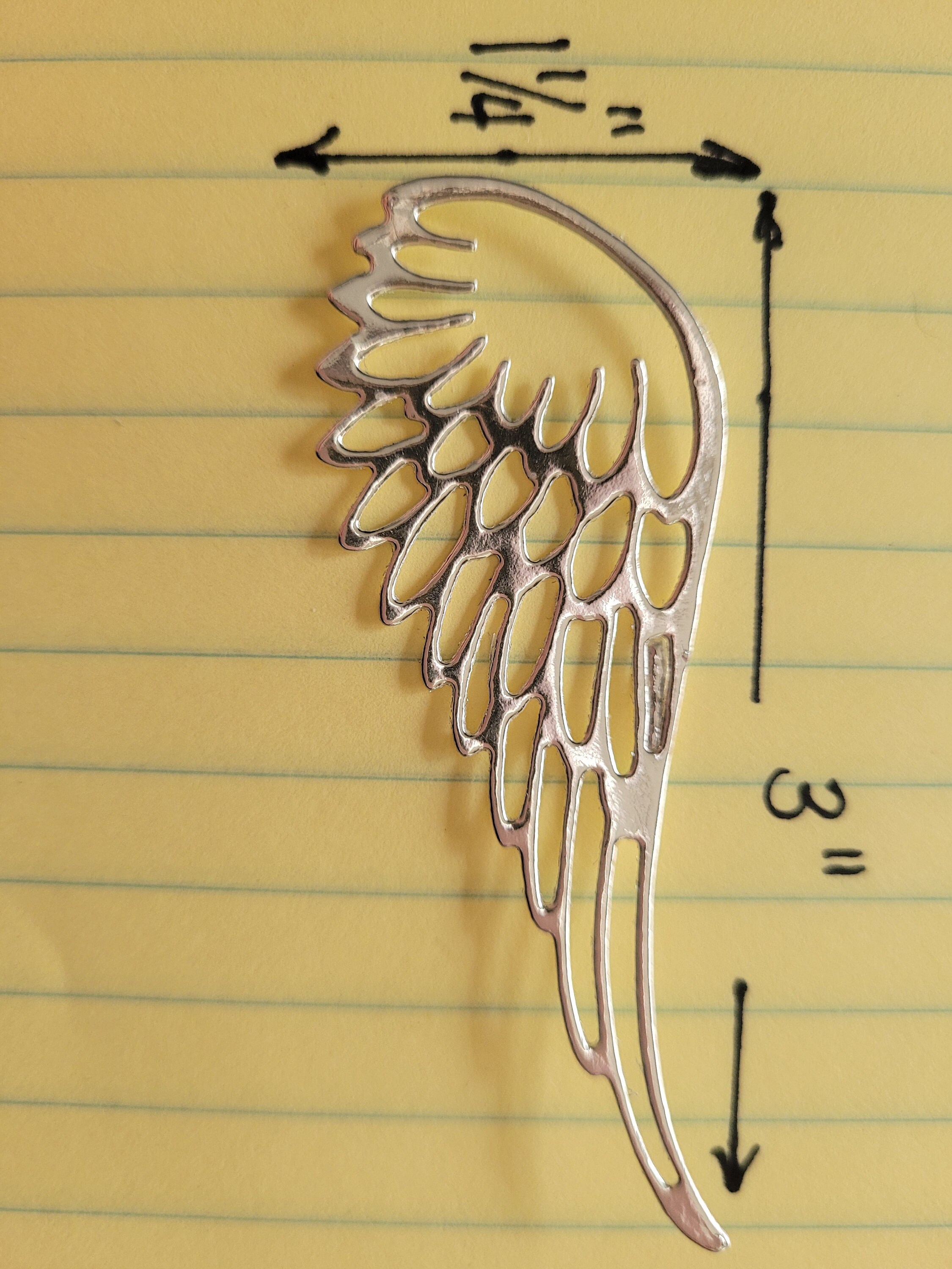 Die Cut Angel Wings, Crafting Angel Wings, Paper Angel Wings, Paper ...