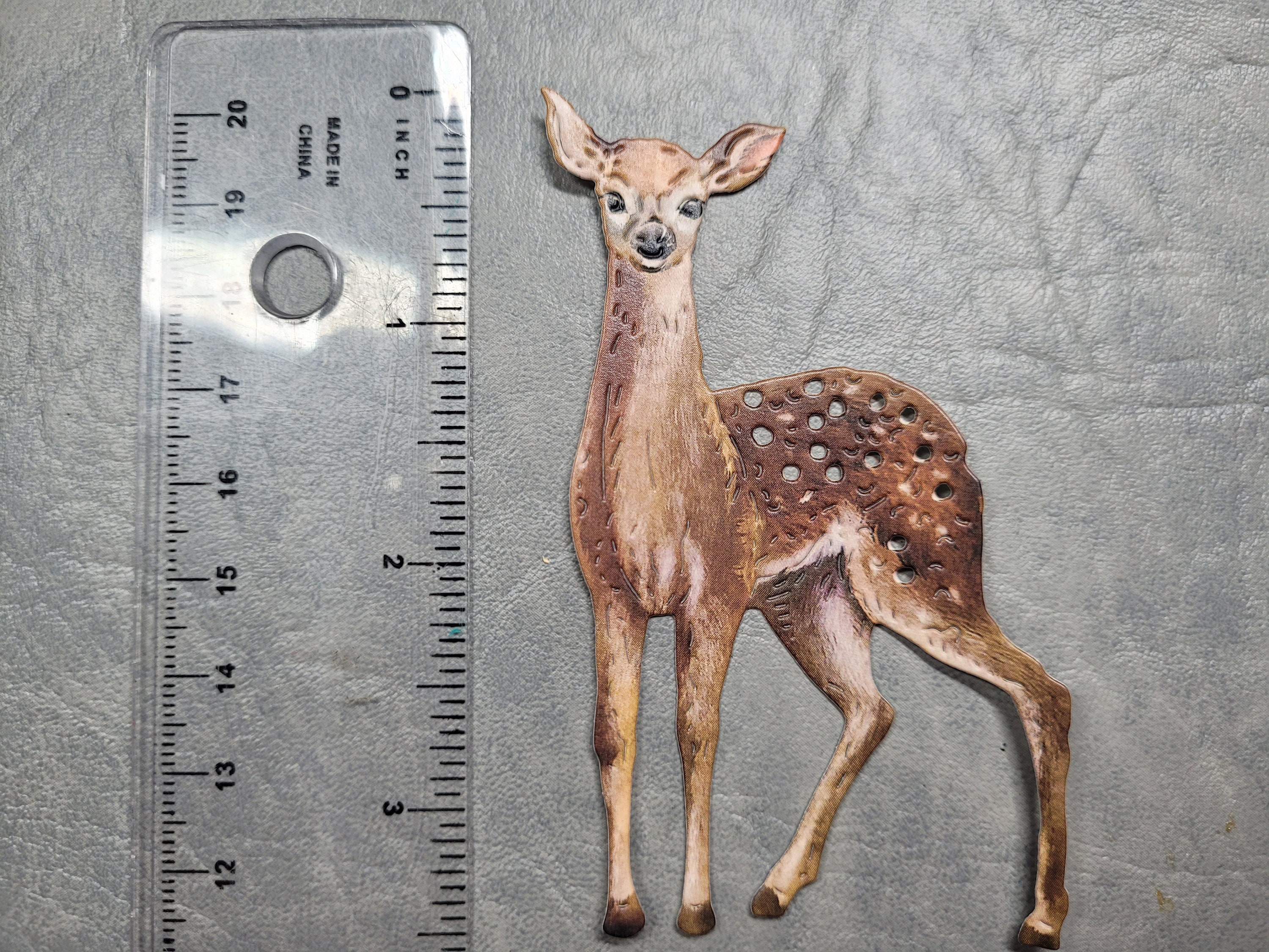 Deer, Doe and Fawns, Ephemera Die Cut, Christmas Deer - Etsy