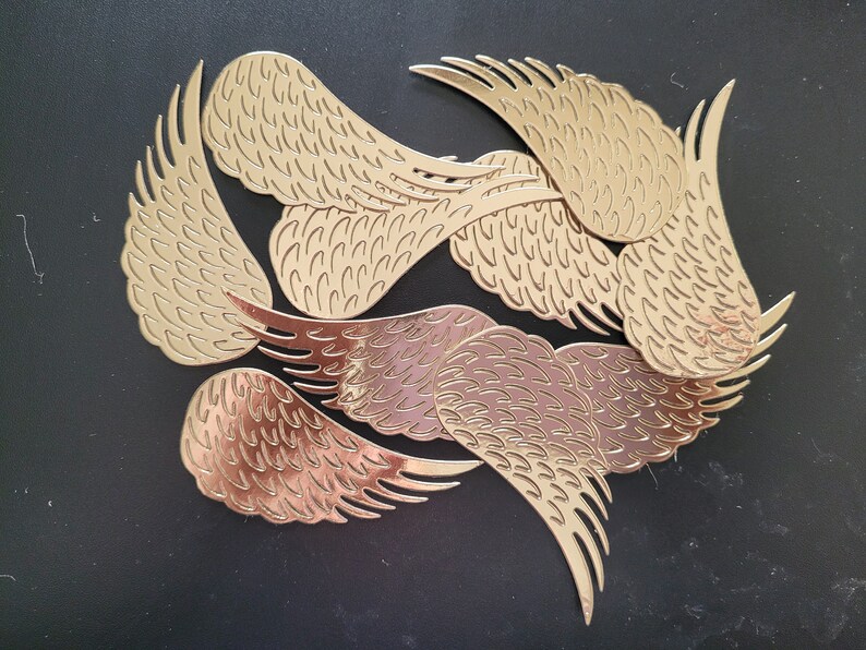 Die Cut Angel Wings, Crafting Angel Wings, Paper Angel Wings, Paper ...