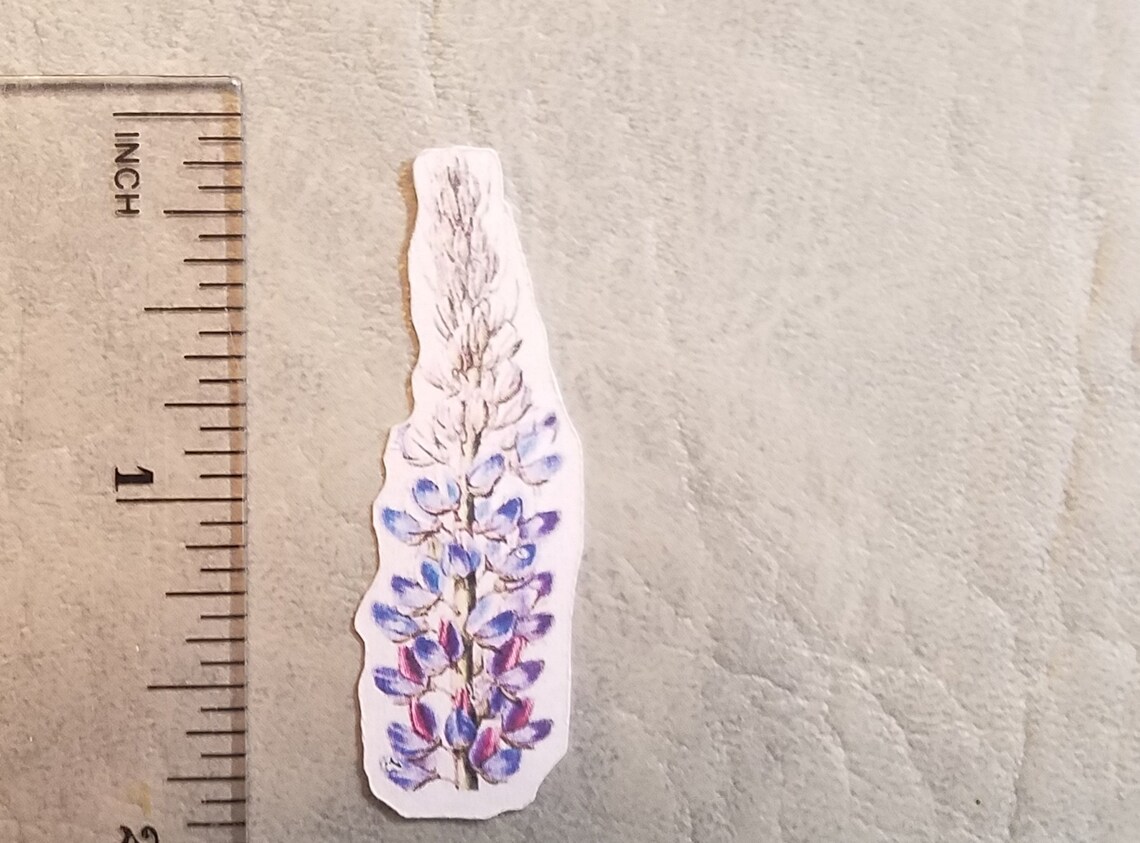 Mini Paper Ephemera Pack, Pre Cut Ephemera, Purple Flowers Ephemera ...