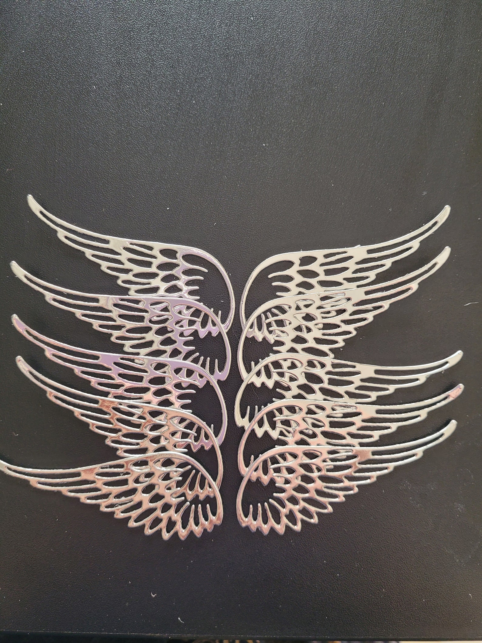 Die Cut Angel Wings, Silver Angel Wings, Crafting Angel Wings, Paper ...