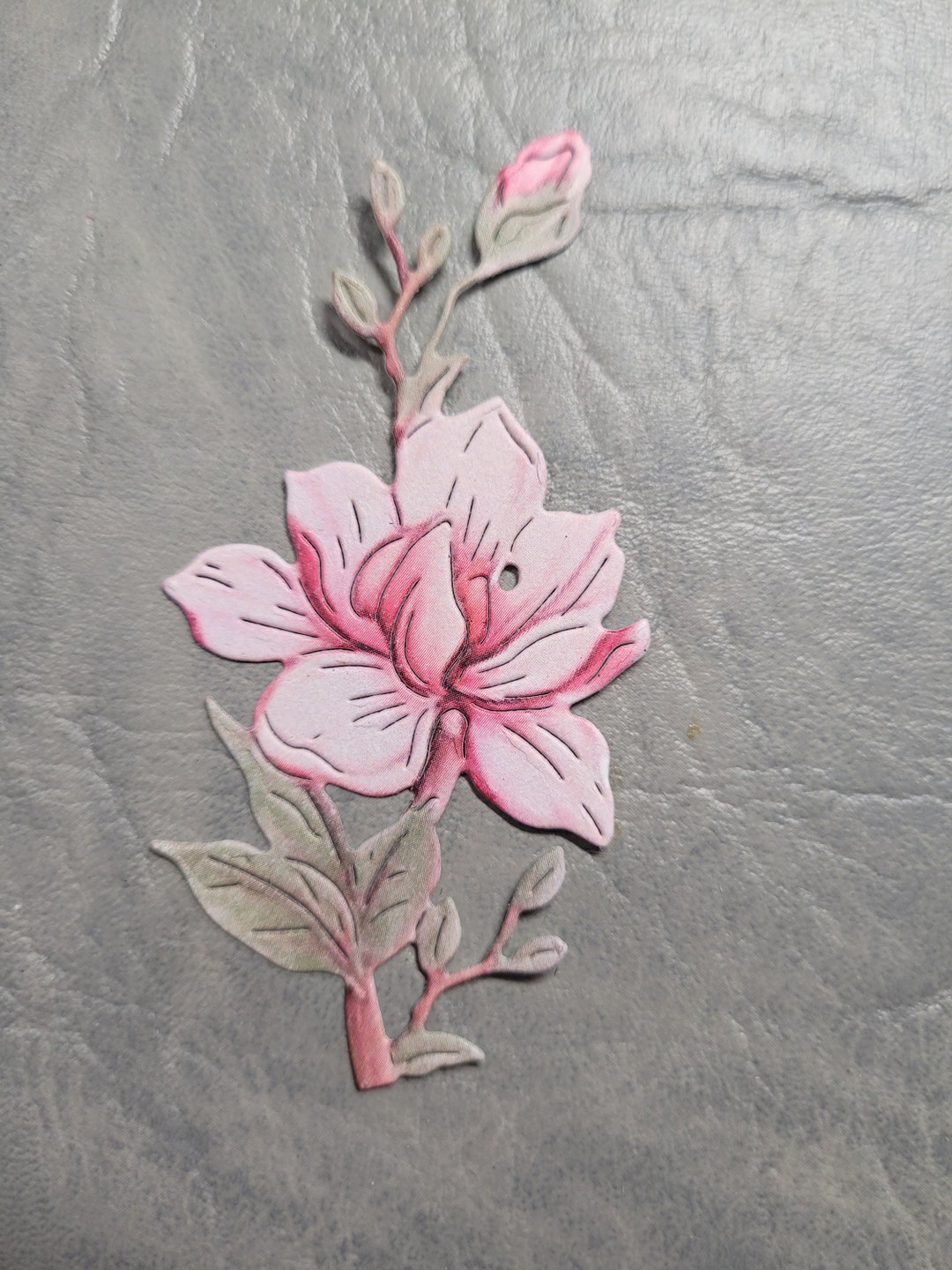 Small Pink Magnolia Ephemera Die Cut, Magnolia Flower Cut Out - Etsy