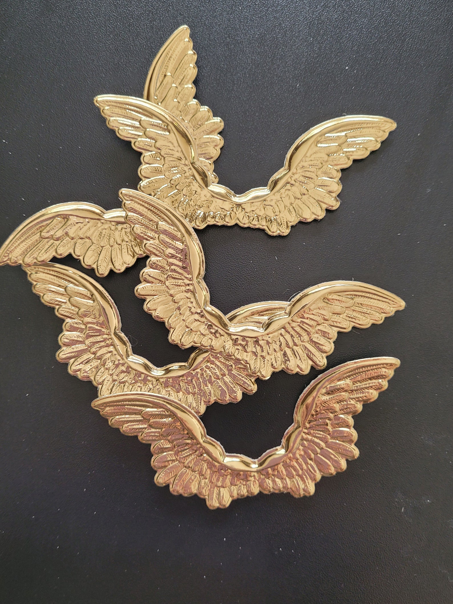 Die Cut Angel Wings, Gold Angel Wings, Crafting Angel Wings, Paper ...