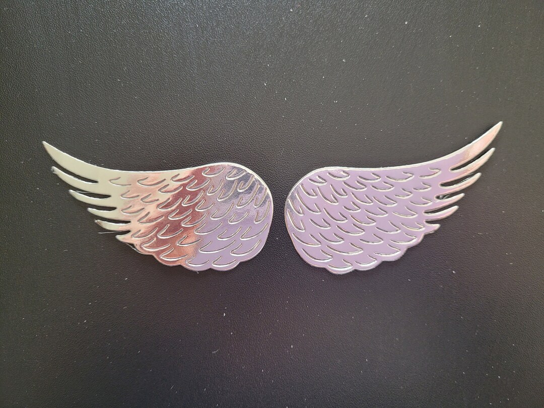 Die Cut Angel Wings, Silver Angel Wings, Crafting Angel Wings, Paper ...