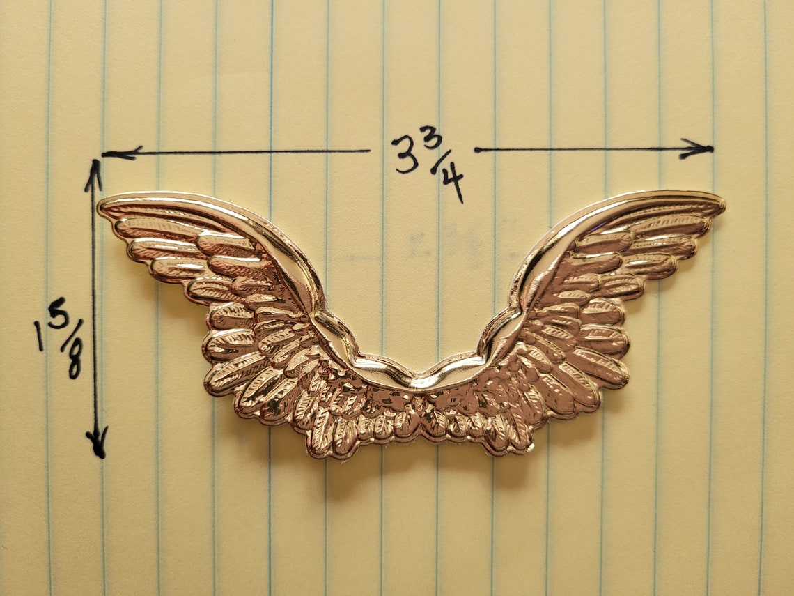 Die Cut Angel Wings Gold Angel Wings Crafting Angel Wings - Etsy