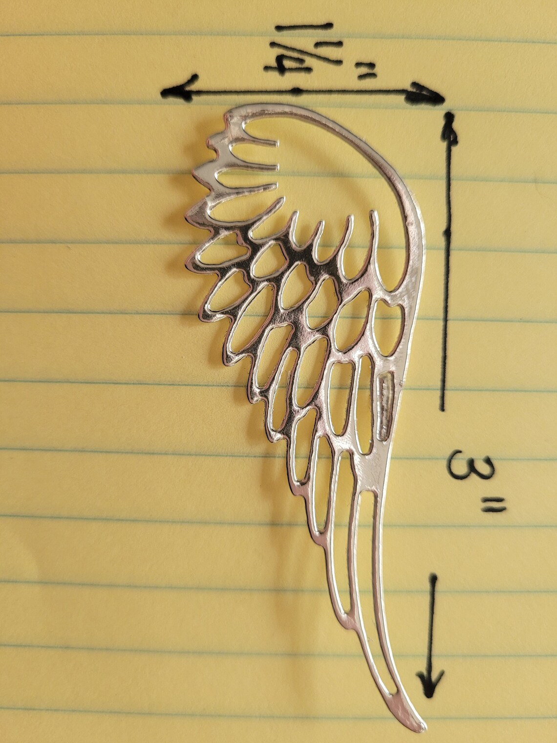 Die Cut Angel Wings Silver Angel Wings Crafting Angel Wings - Etsy