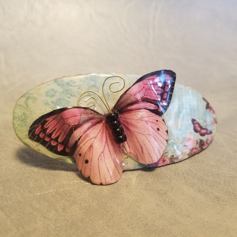 Butterfly Hair Barrettes - Etsy