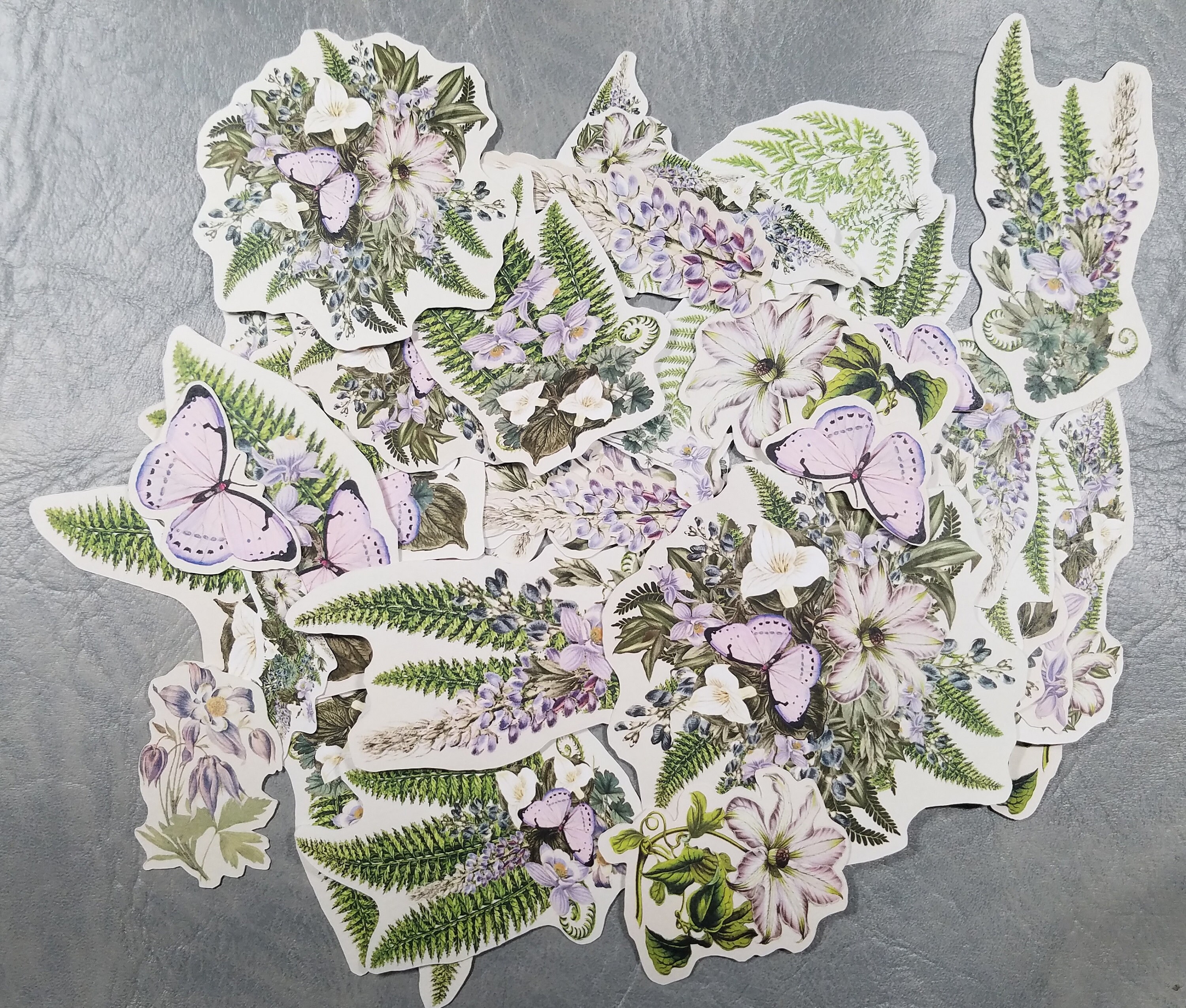 Paper Ephemera Pack Pre Cut Ephemera Flower Bouquet - Etsy