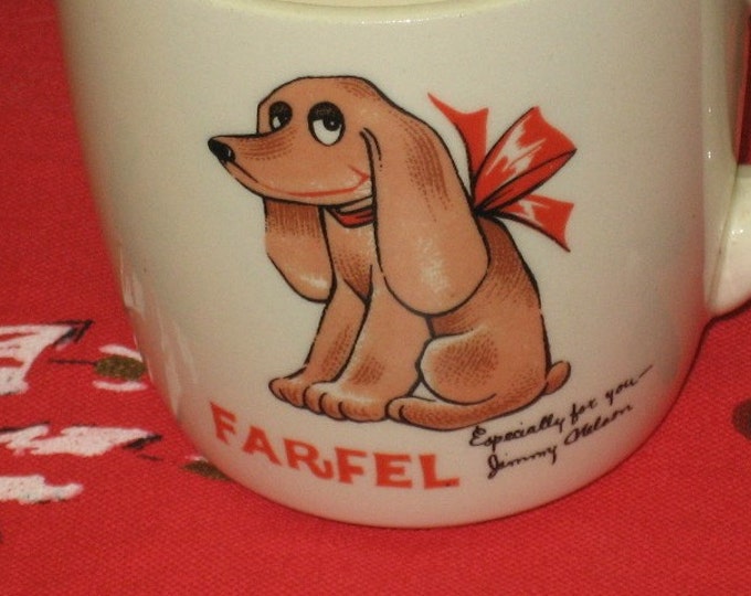 Vintage 1950s Farfel Premium Mug - Etsy