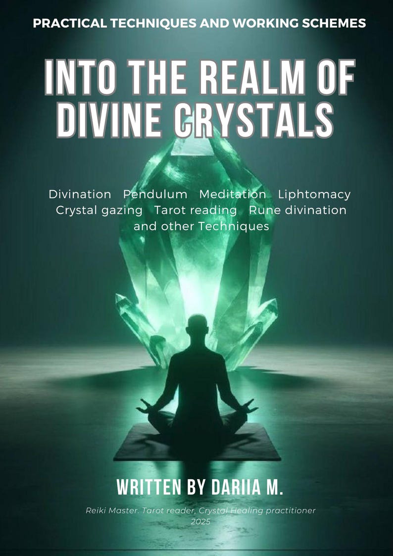 Printable Crystal Techniques, Divination, Crystal Healing, Mediation ...