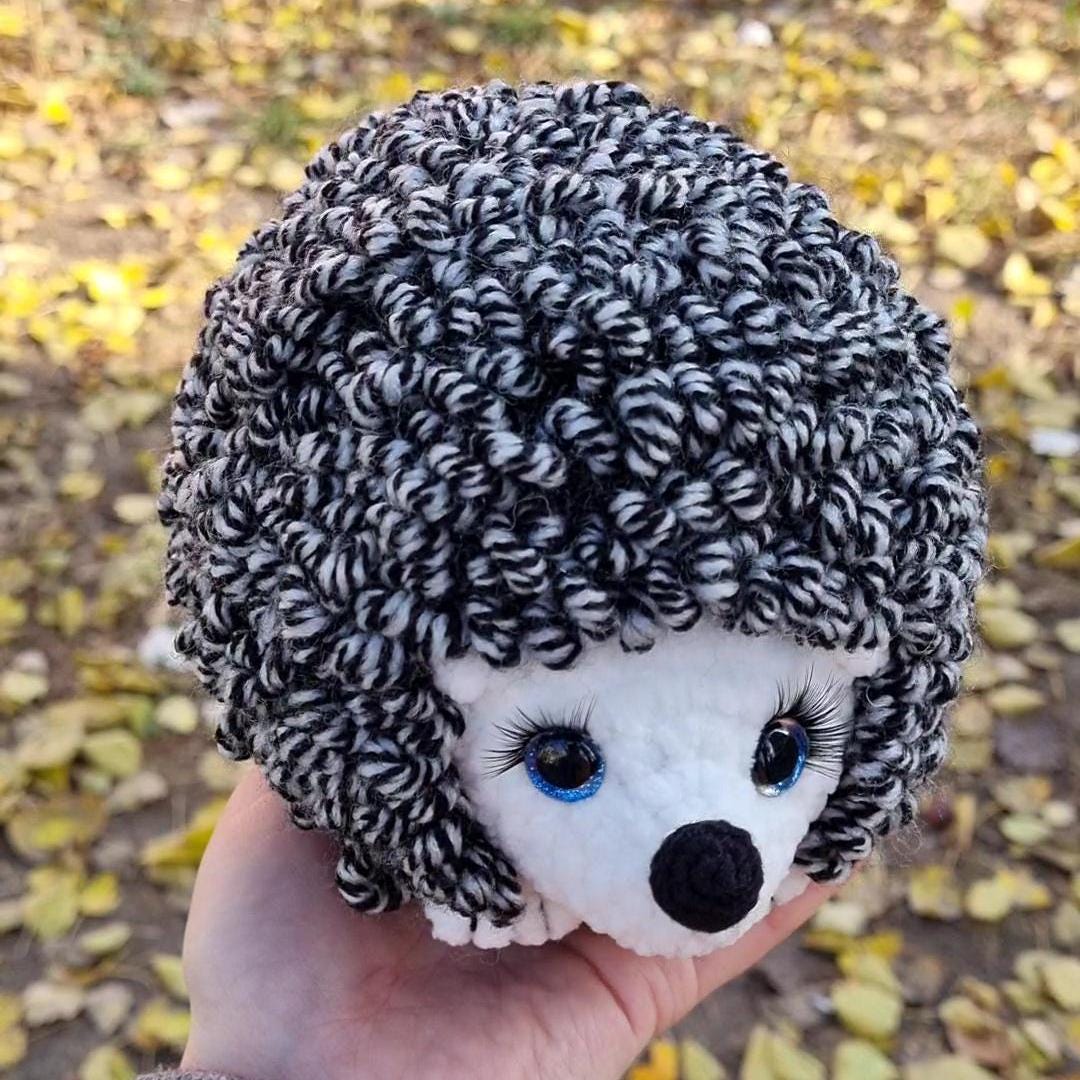 Crochet Hadgehog Pattern - Amigurumi Hedgehog Pattern - Stuffed ...