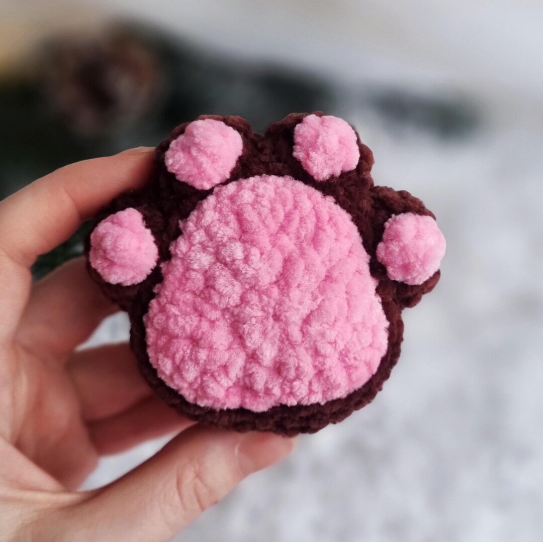 Crochet Paw Pattern - Crochet Cat's Paw Pattern - Amigurumi Paw Pattern ...