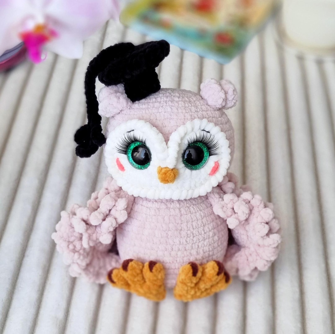 Crochet Owl Pattern - Crochet Owl - Amigurumi Owl Pattern - Plush Owl ...