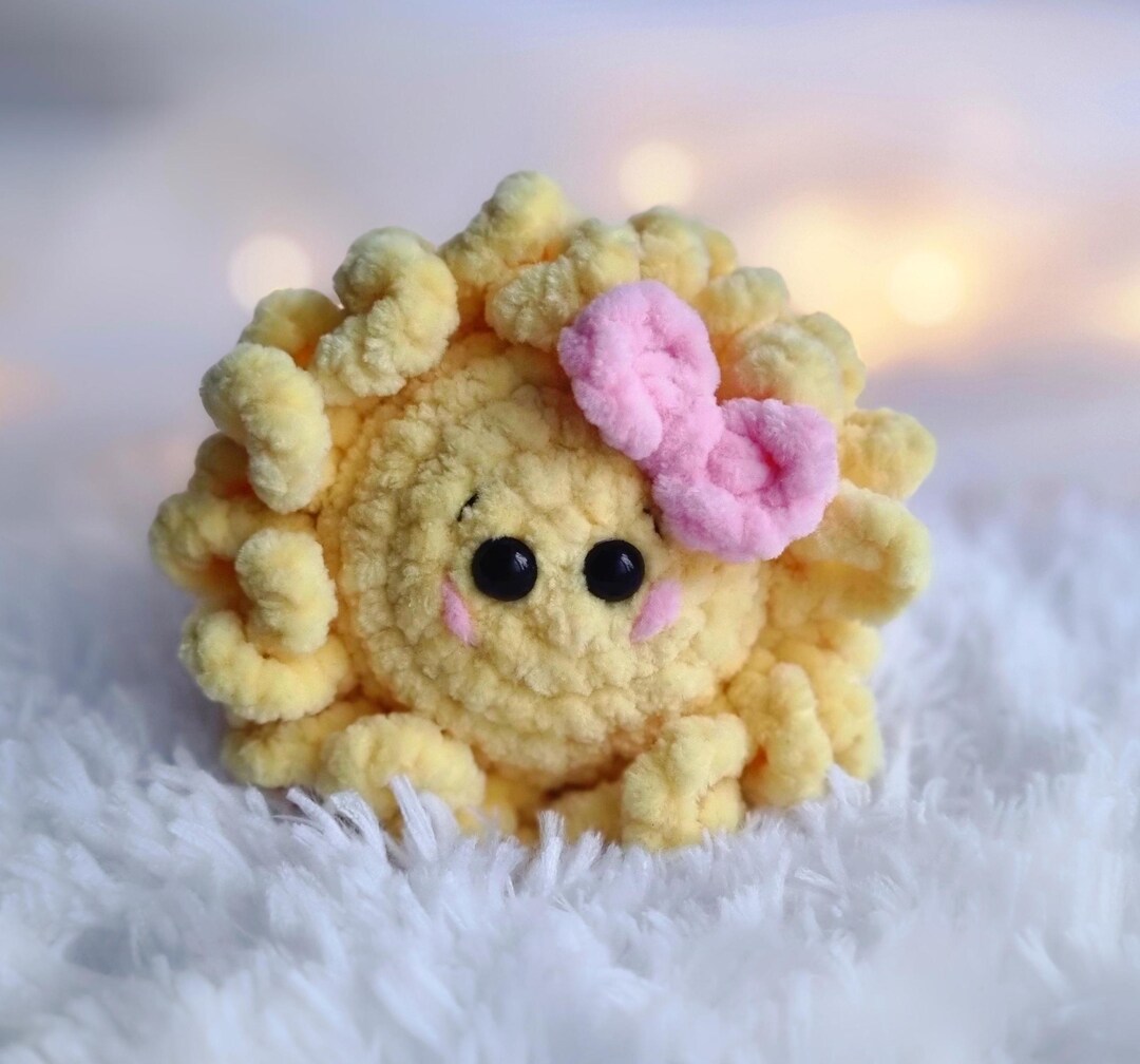 Crochet Sun Pattern - Amigurumi Sun Pattern - Plush Sun Ppattern ...