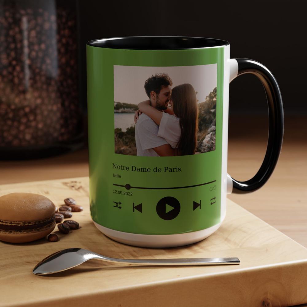 Personalized Coffee Mugs With Photos and QR Codes, Mugs With Special ...