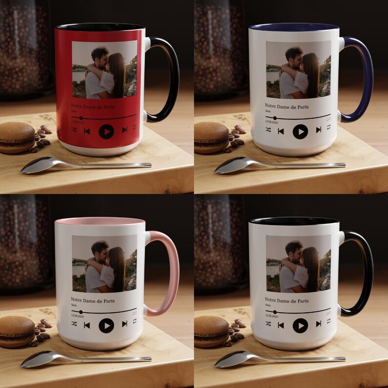 Personalized Coffee Mugs With Photos and QR Codes, Mugs With Special ...