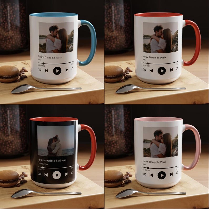 Personalized Coffee Mugs With Photos and QR Codes, Mugs With Special ...