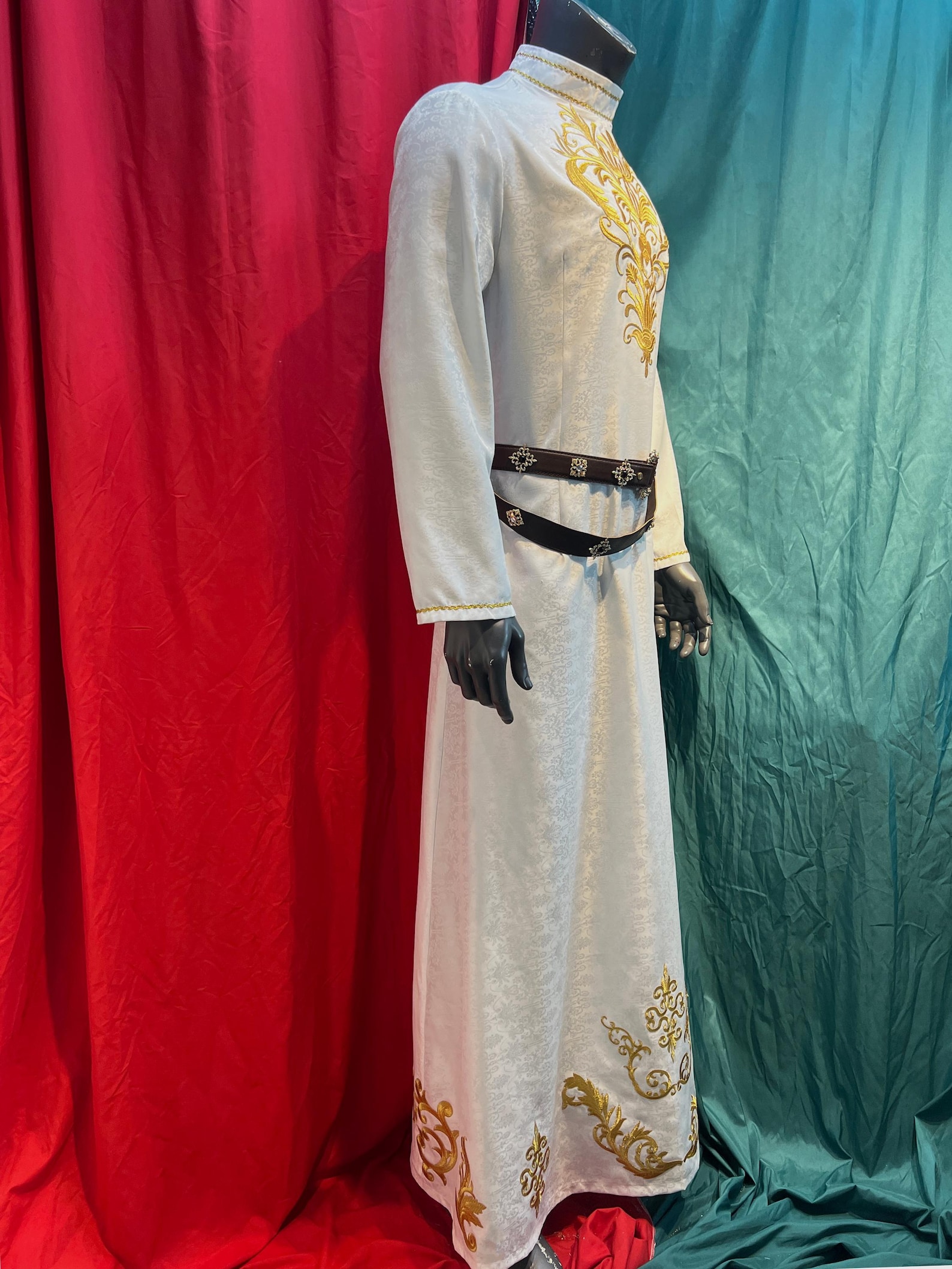 Baldwin IV Cosplay Costume: Kingdom of Heaven Replica - Includes Mask ...