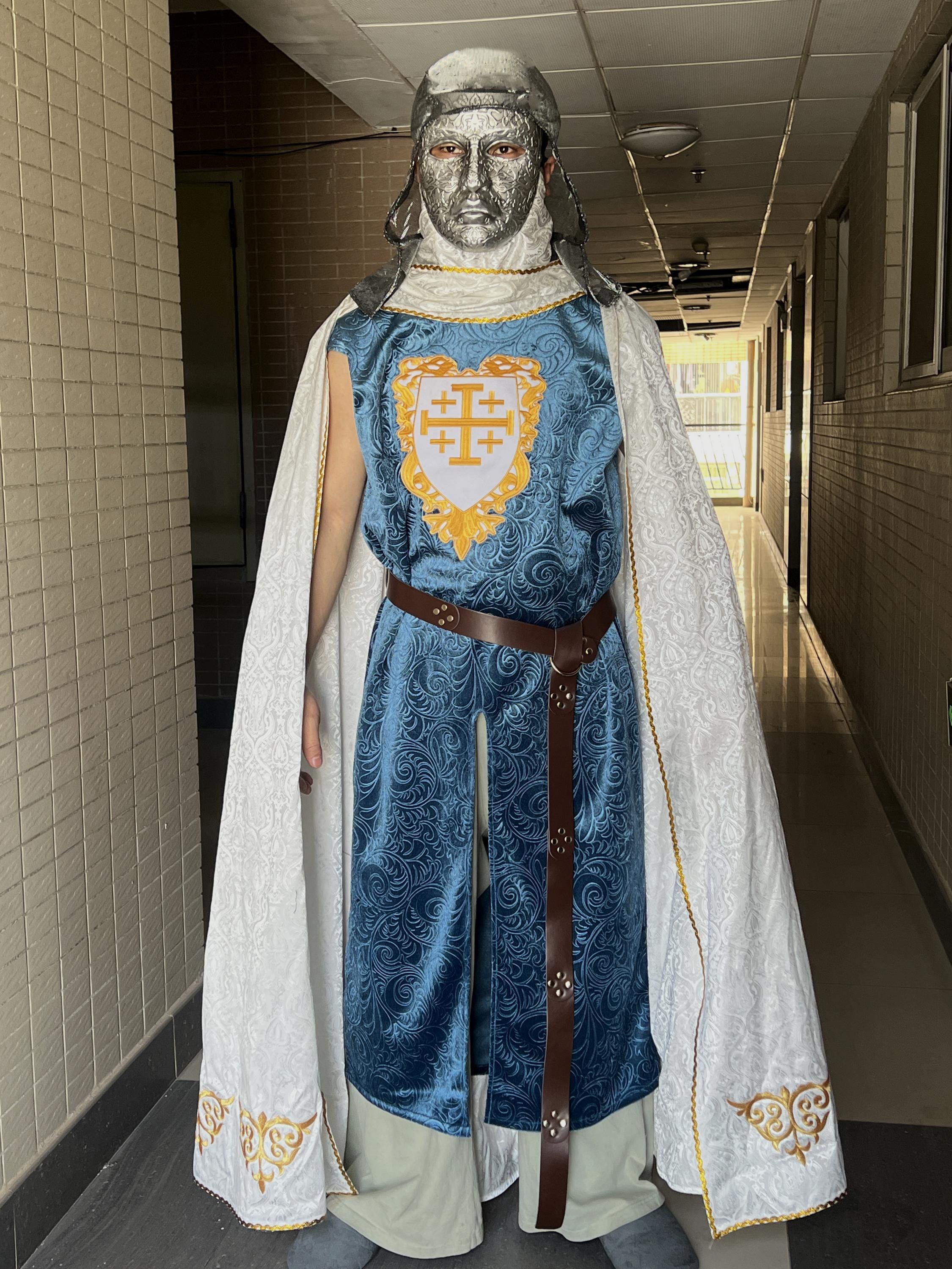 Baldwin IV Cosplay Costume – Kingdom of Heaven Replica, Includes Mask ...