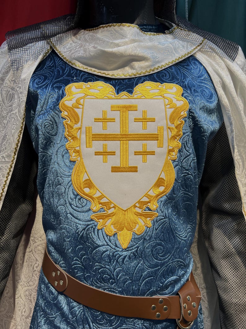 Baldwin IV Cosplay Costume – Kingdom of Heaven Replica, Includes Mask ...