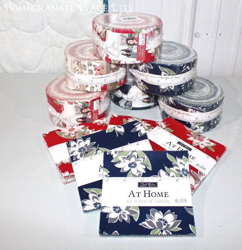 AT HOME Charm Pack by Bonnie and Camille for Moda Fabrics | Etsy