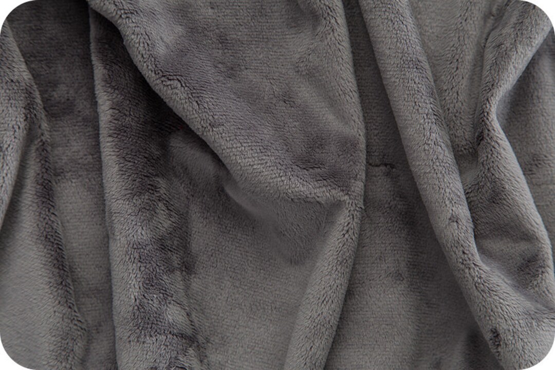GRAPHITE Cuddle Fabric C3 Graphite Shannon Fabrics .. Your - Etsy