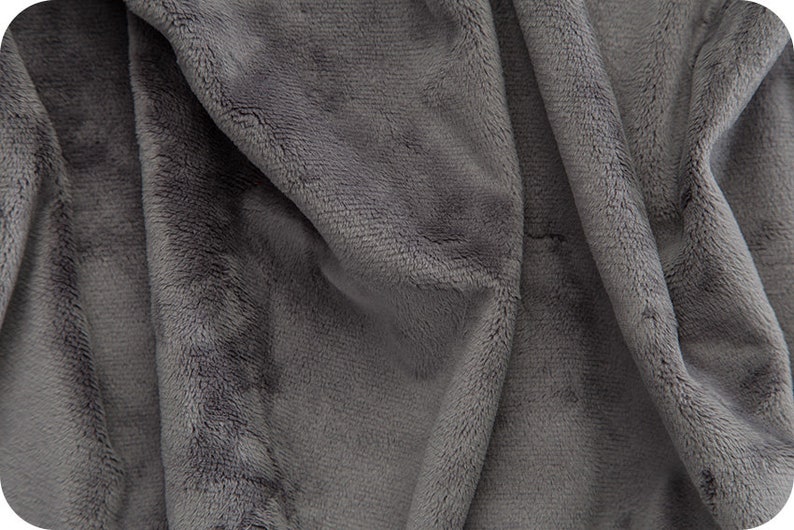 GRAPHITE Cuddle Fabric C3 Graphite Shannon Fabrics .. Your - Etsy